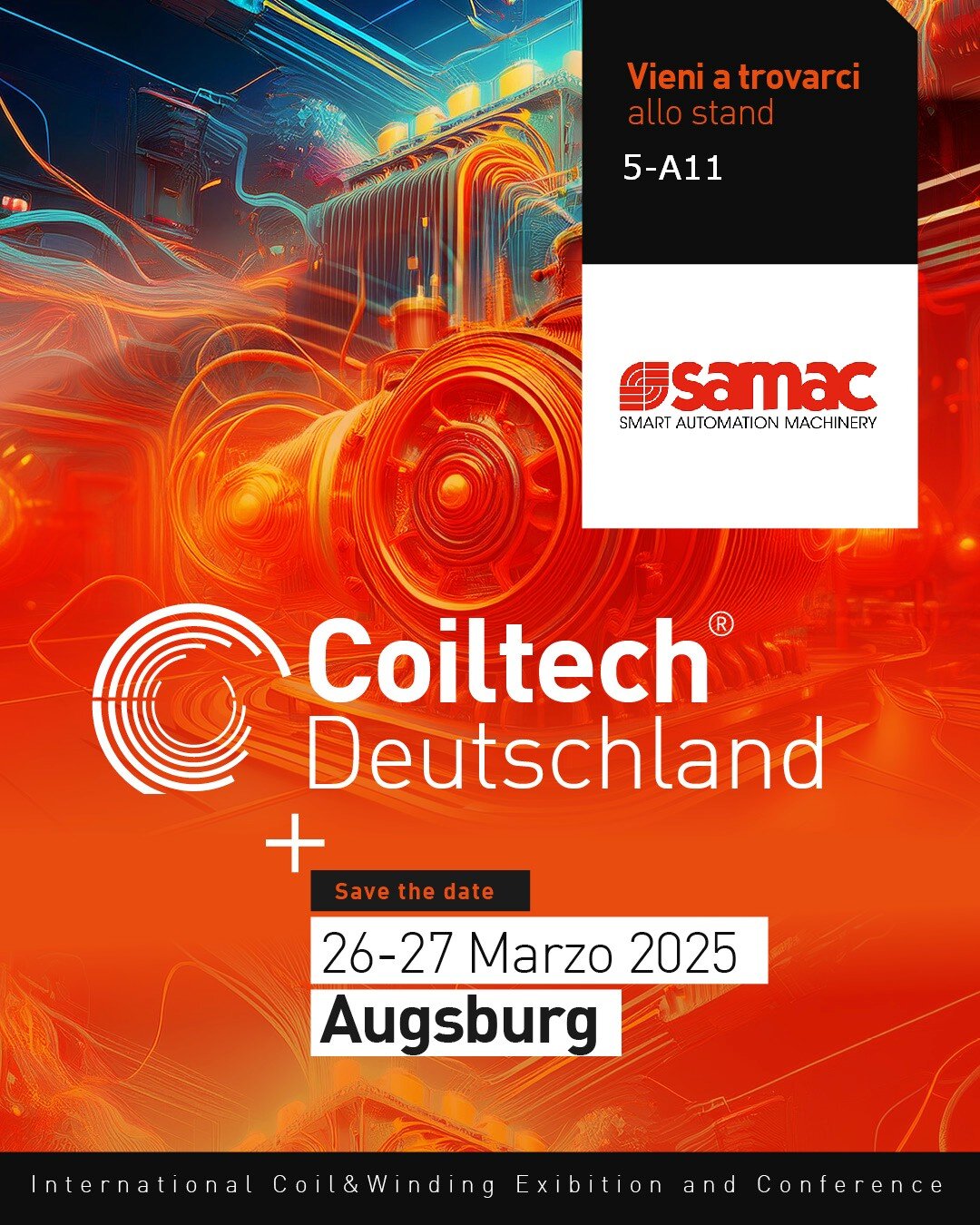 VISITA IL NOSTRO STAND A COILTECH DEUTSCHLAND 2025! – Samac – Smart ...